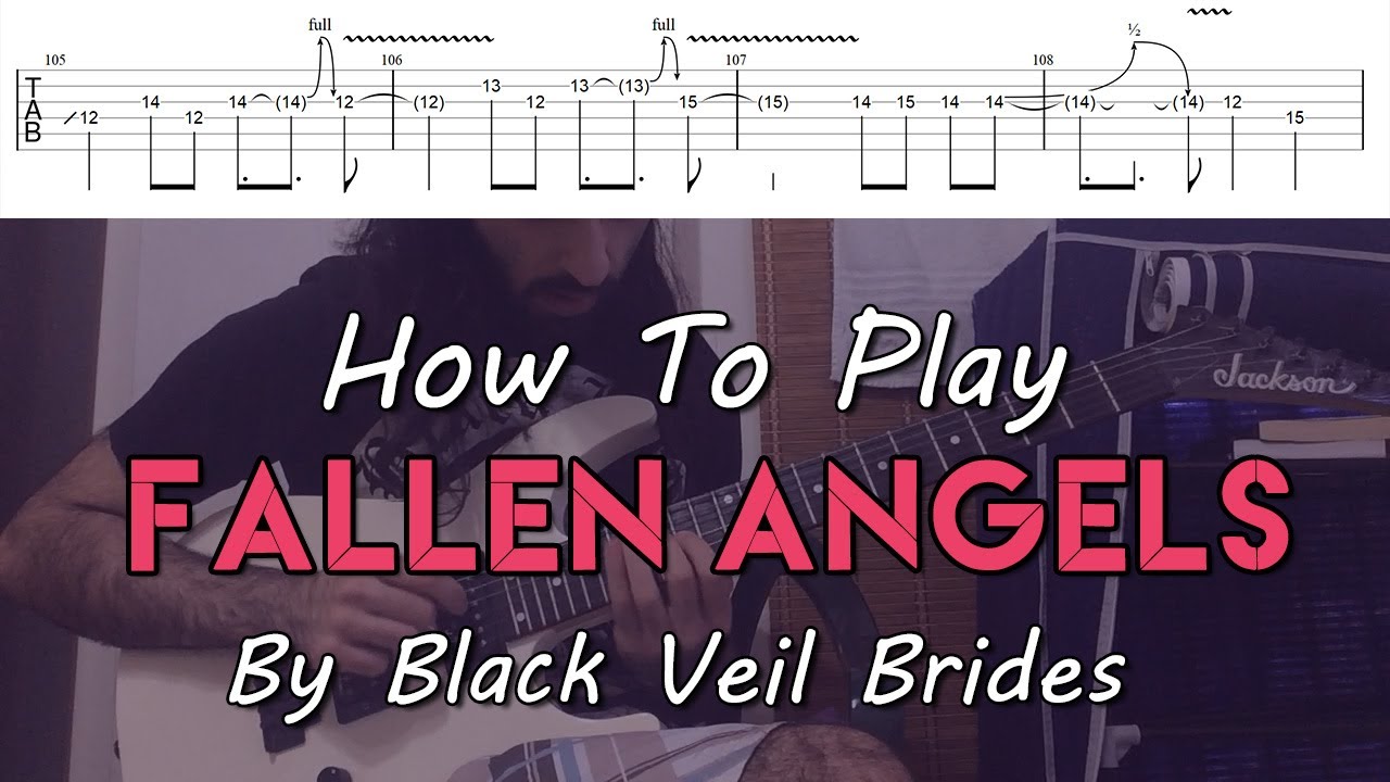 How To Play "Fallen Angels" By Black Veil Brides (Full Song Tutorial ...