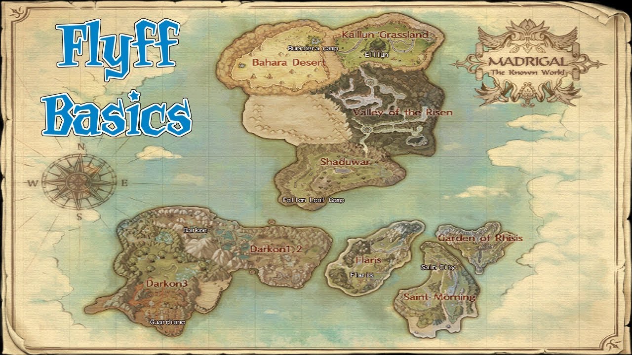 Flyff BASICS - Die Welt von Madrigal, Steuerung und das Glossar - YouTube
