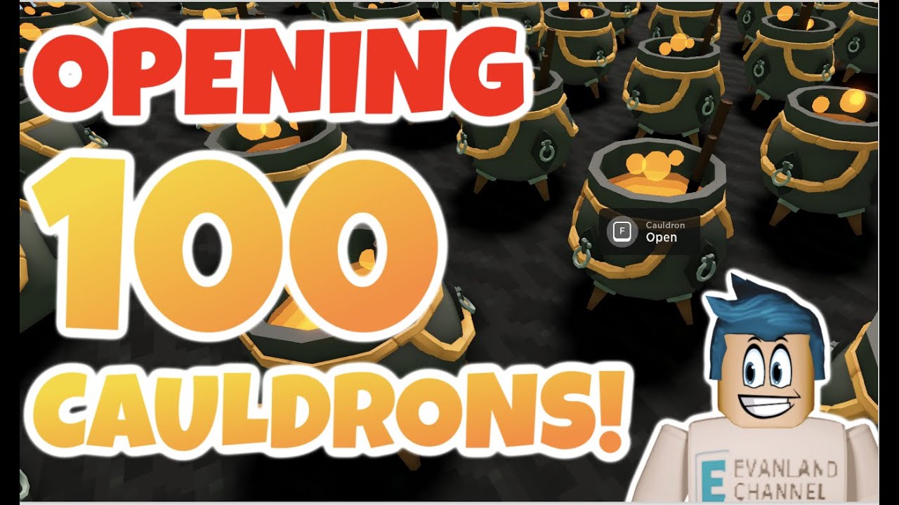 OPENING 100 CAULDRONS IN ROBLOX ISLANDS HALLOWEEN 2022 EVENT - YouTube