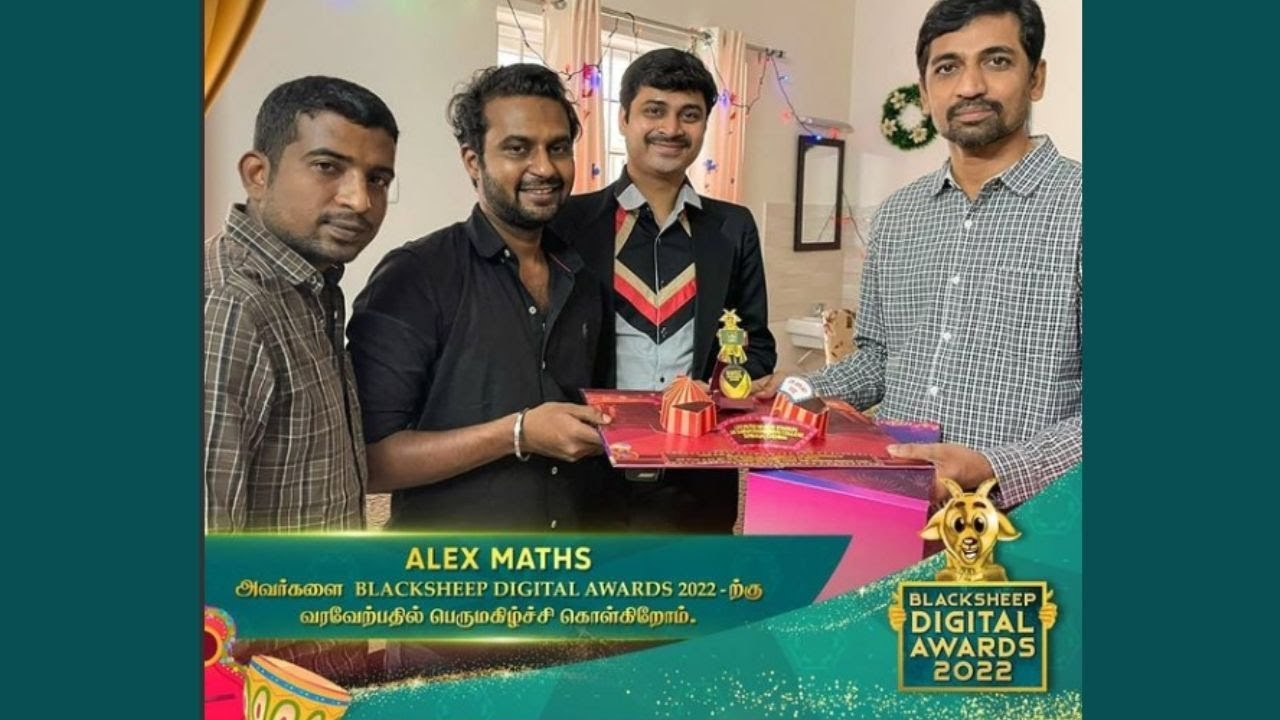 Please Vote for ALEX MATHS | Black Sheep Digital Award 2022 - YouTube