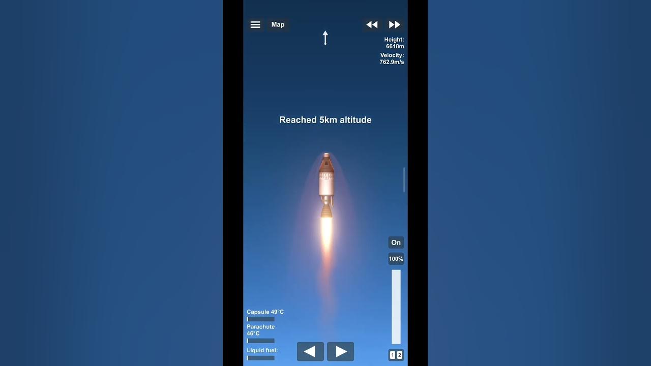 HOW TO MAKE AND FLY ROCKET IN SPACEFLIGHT SIMULATOR GAMEPLAY ...