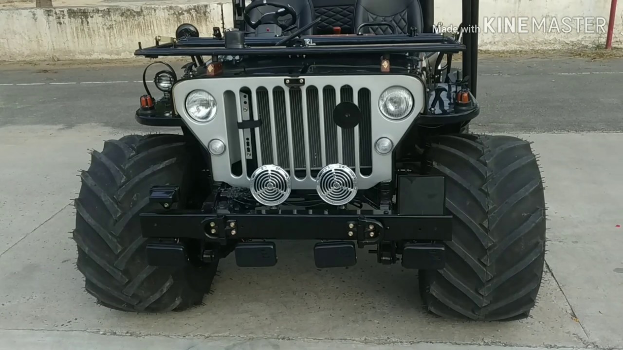 Modified Thar open jeep for order 9814181779 - YouTube