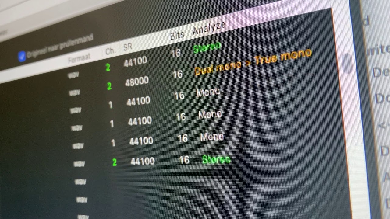 Mono / Stereo check - YouTube