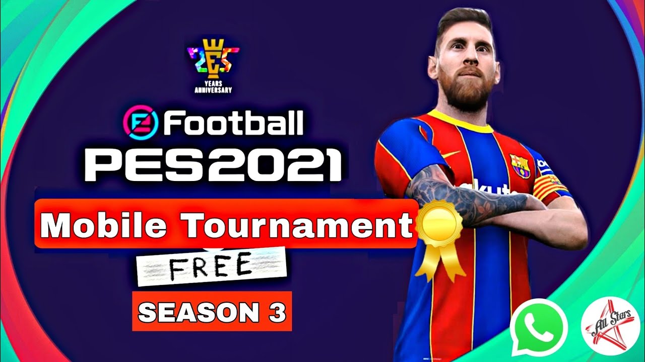 PES MOBILE TOURNAMENT SEASON 3 | PES MOBILE FREE TOURNAMENT ...