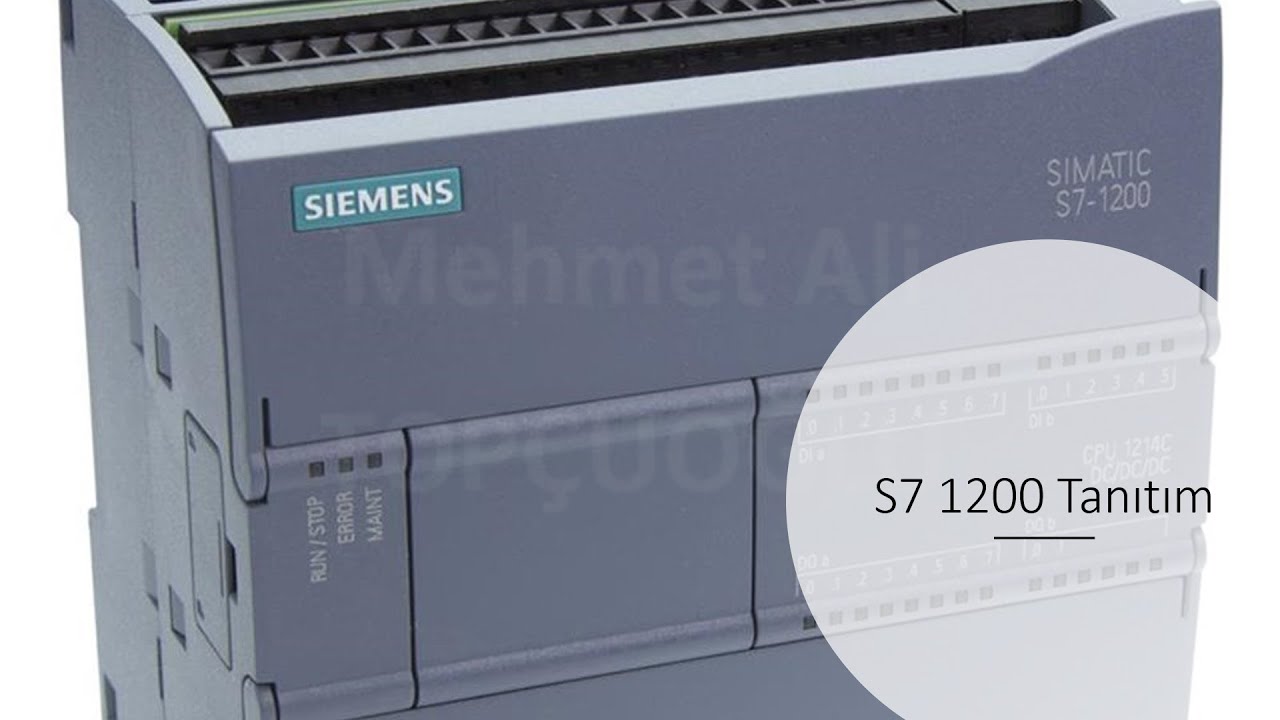 S7 1200 CPU tanıtım - YouTube