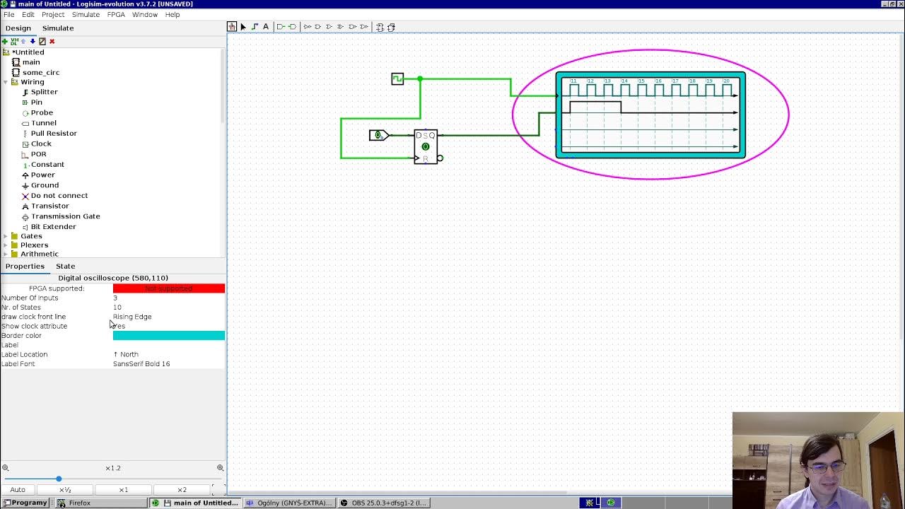 [EN] Logisim sequential circuits - YouTube
