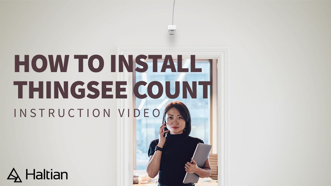 How to install Thingsee COUNT IoT device - YouTube