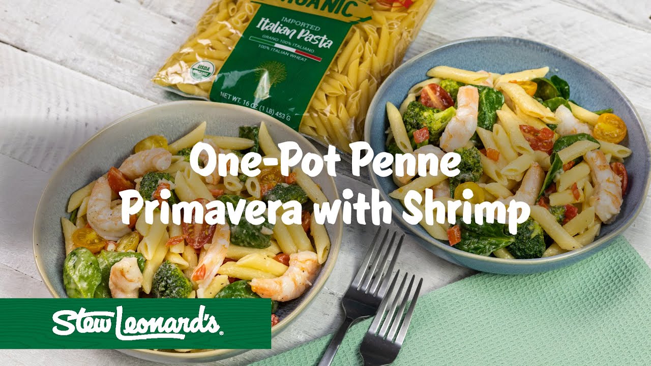 One-Pot Penne Primavera With Shrimp | 30 Minutes - YouTube