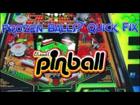 Frozen Balls? Quick Fix Visual Pinball - YouTube