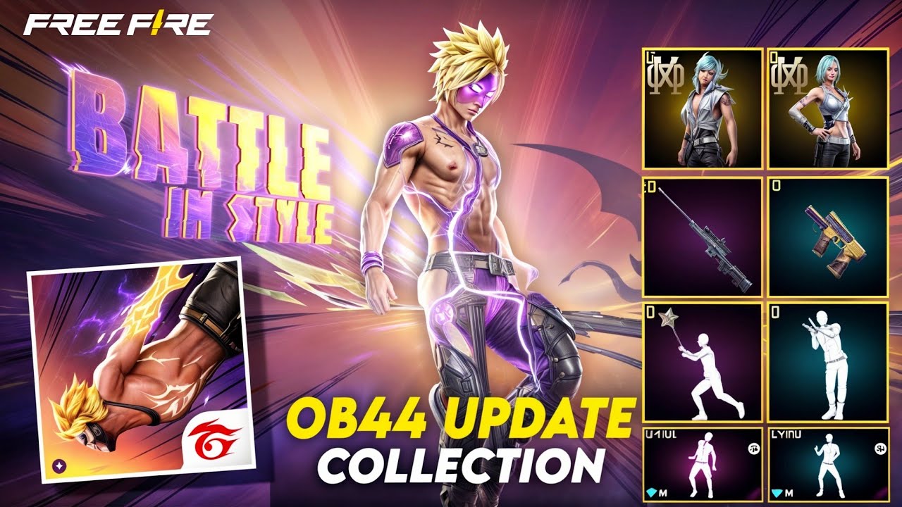 OB44 ALL FIRST LOOK COLLECTION ITEMS | OB44 ALL BUNDLE,WEAPON l FREE ...