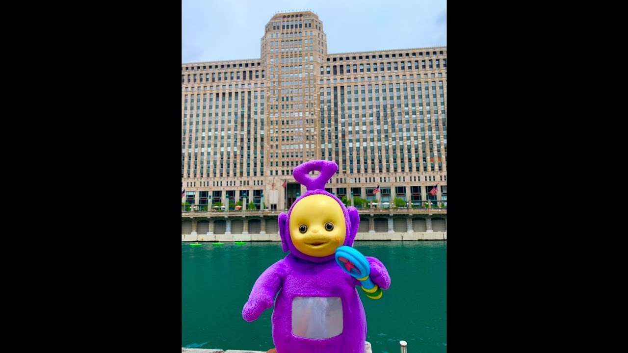 Teletubbies Tinky Winky in the city - YouTube