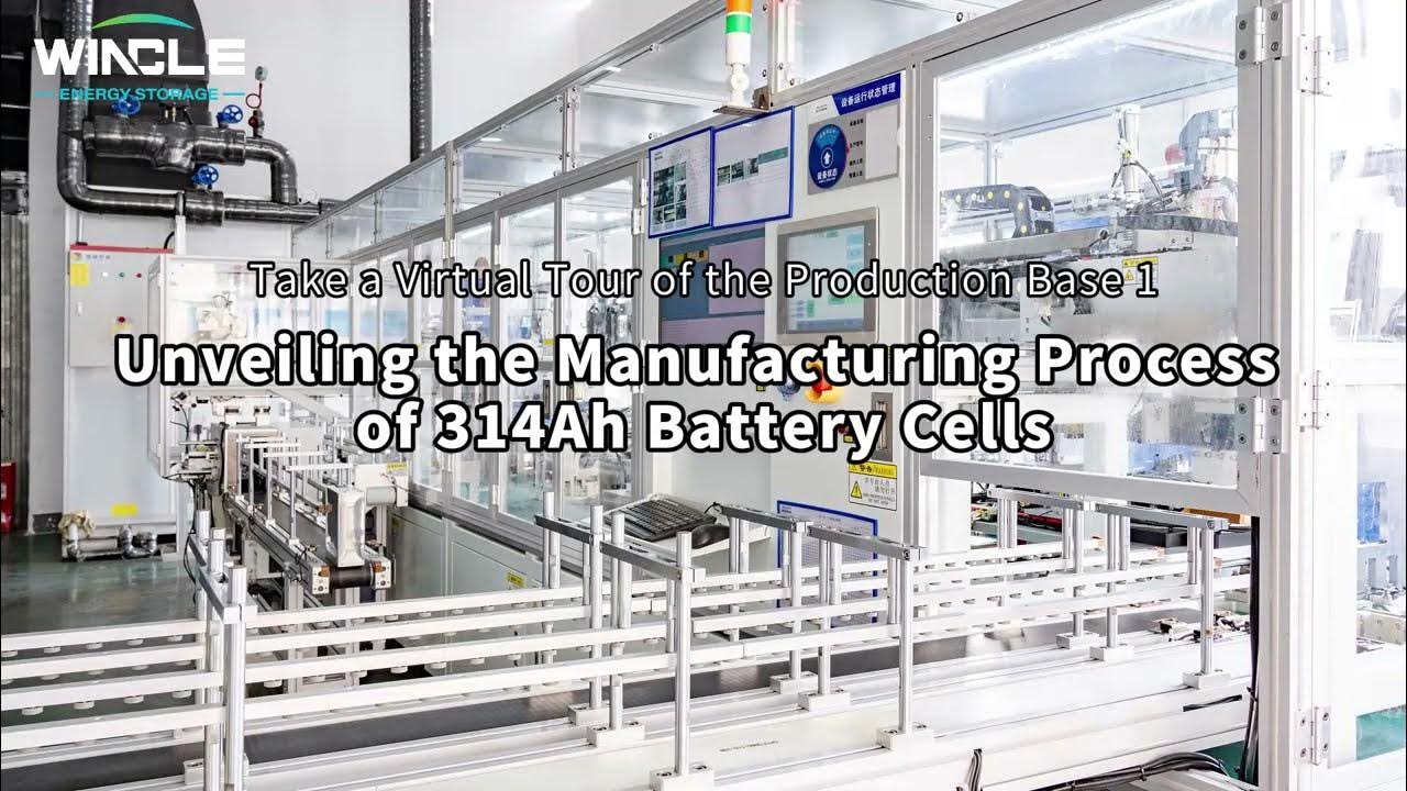 314Ah battery cell production line - YouTube