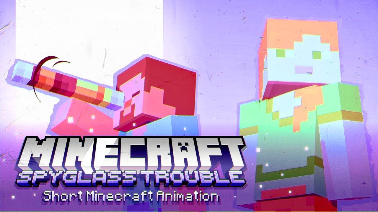 Minecraft: Spyglass Trouble! 🔭 -【Short Animation!】 - YouTube