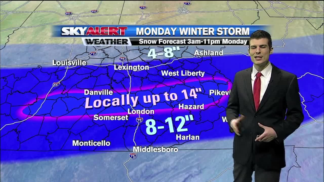 Brandon Orr's Winter Storm Update 7:00 a.m. - February 15, 2015 - YouTube