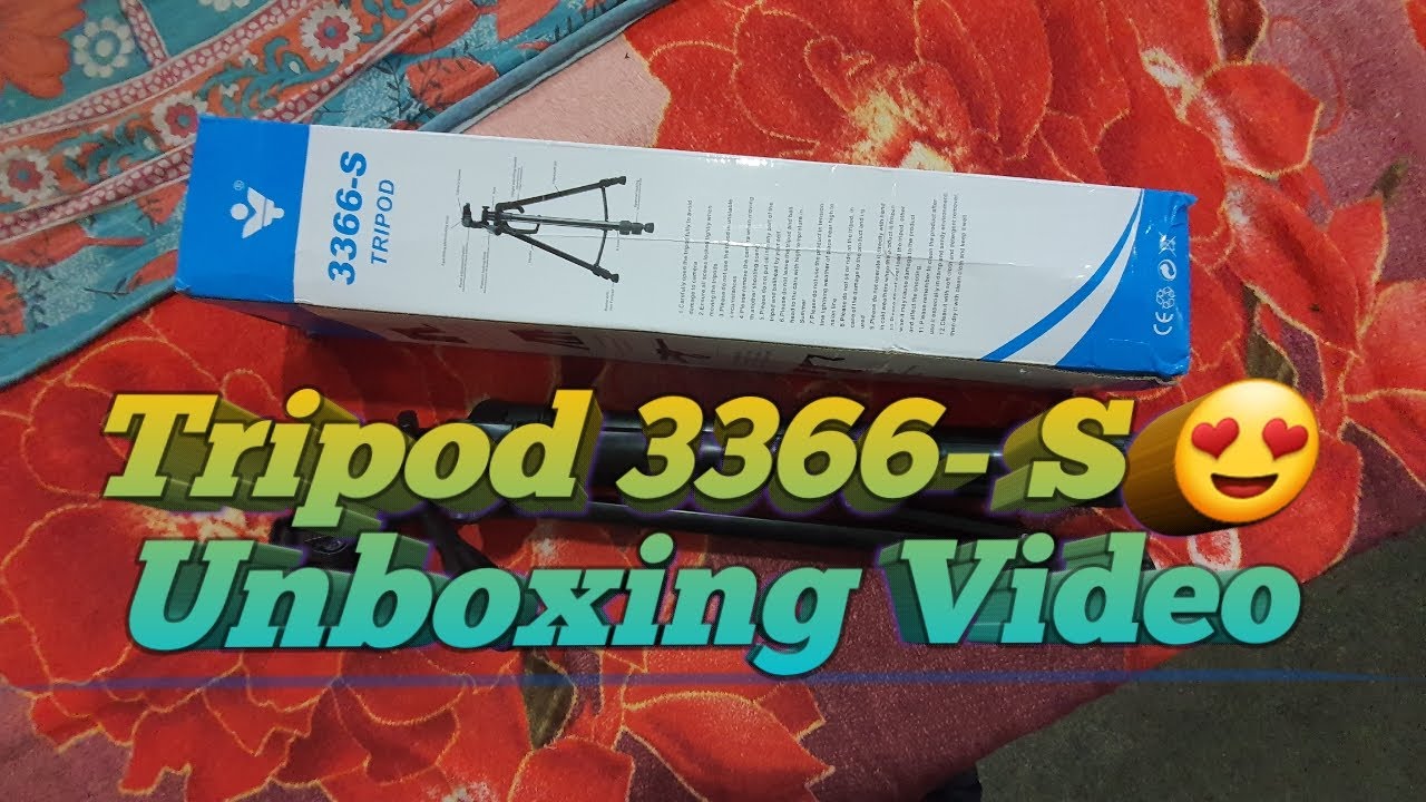 Tripod 3366-S Unboxing and Setup Video 🤩🤗 - YouTube