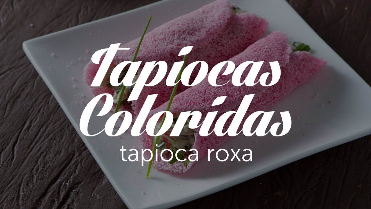 Tapiocas Coloridas (roxa) | Receitas Saudáveis - Lucilia Diniz - YouTube