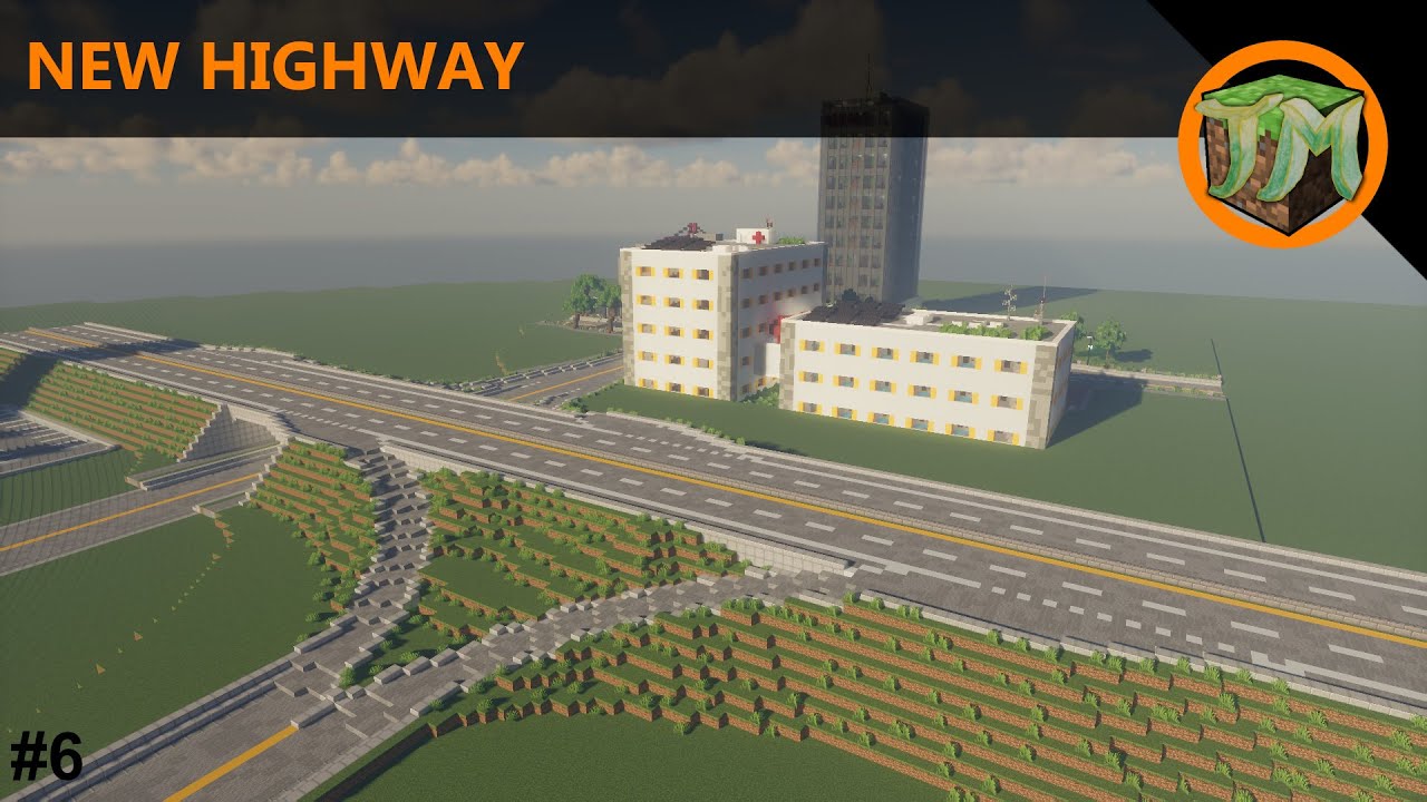 Making a REALISTIC HIGHWAY in Minecraft! | TM-Bay #6 - YouTube