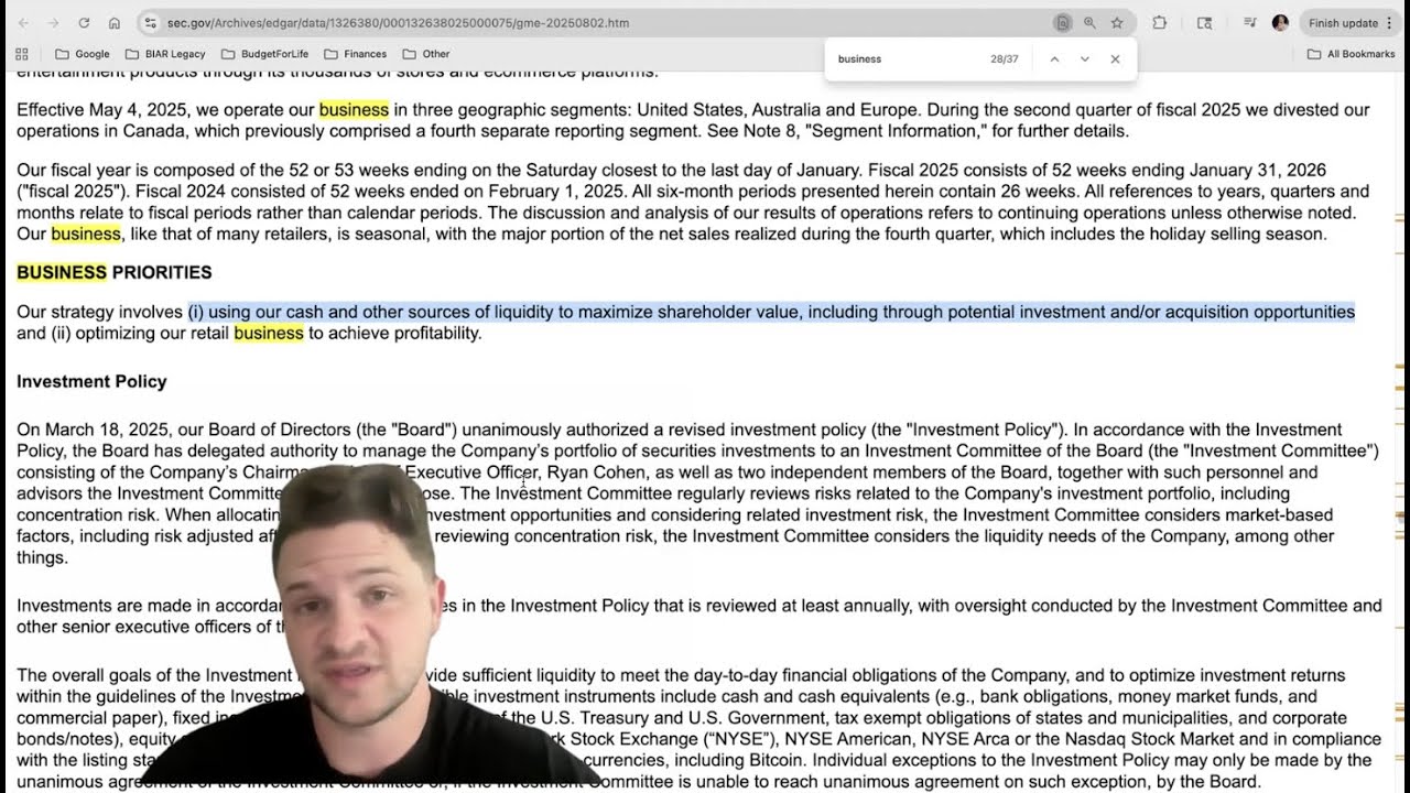 What You're Not Seeing About GameStop's Convertible Bonds ♟️ #GME - YouTube