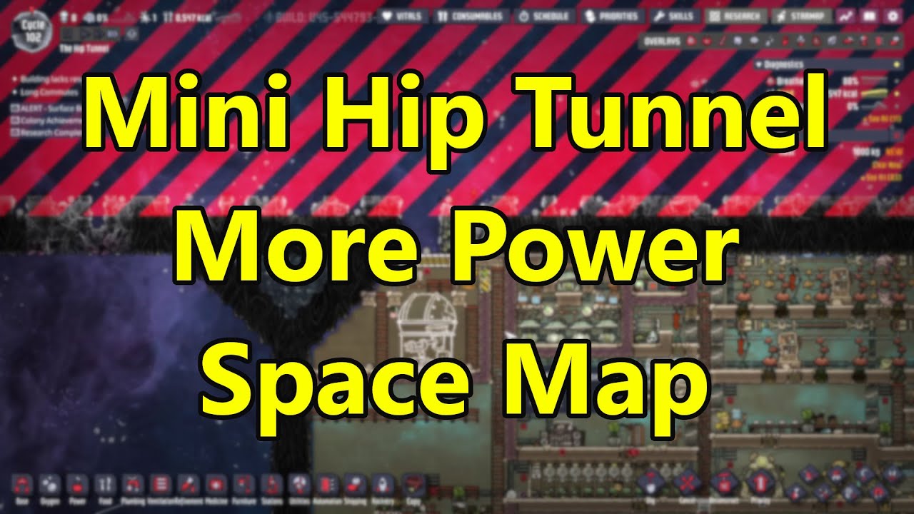 More Power! Space Map Revealed. Hip Tunnel ep 6 Oxygen Not Included ...