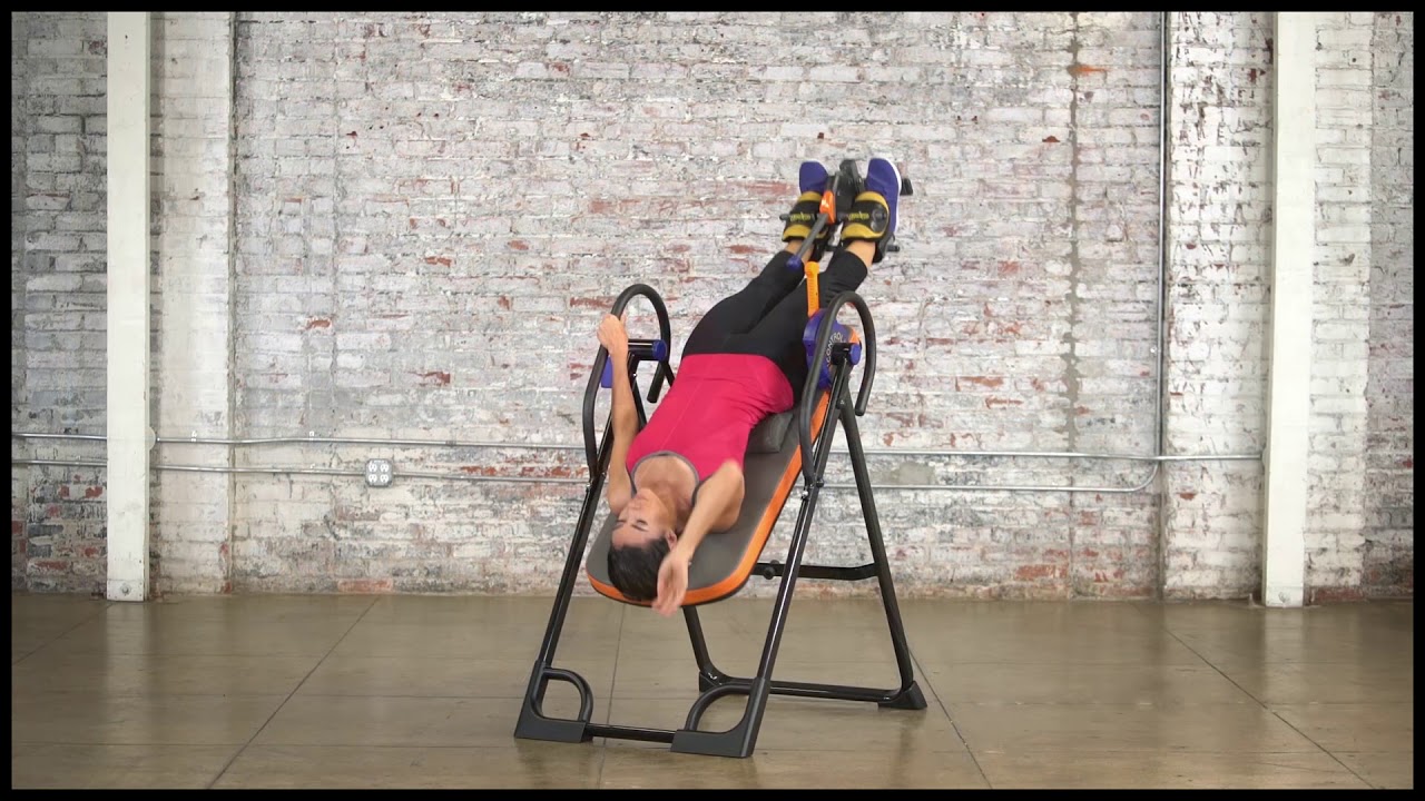 4575 - EXERPEUTIC 975SL ‘All Inclusive’ Inversion Table with Ankle ...