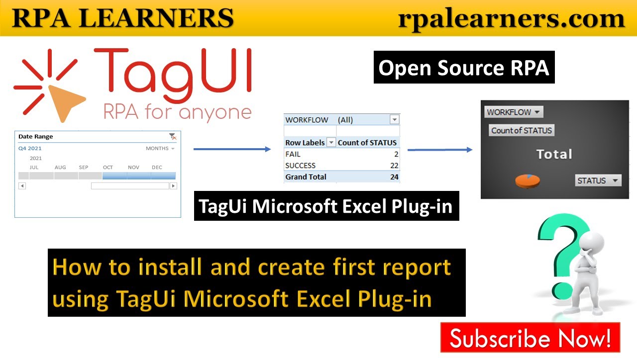 How To Install And Create First Report Using Tagui Microsoft Excel