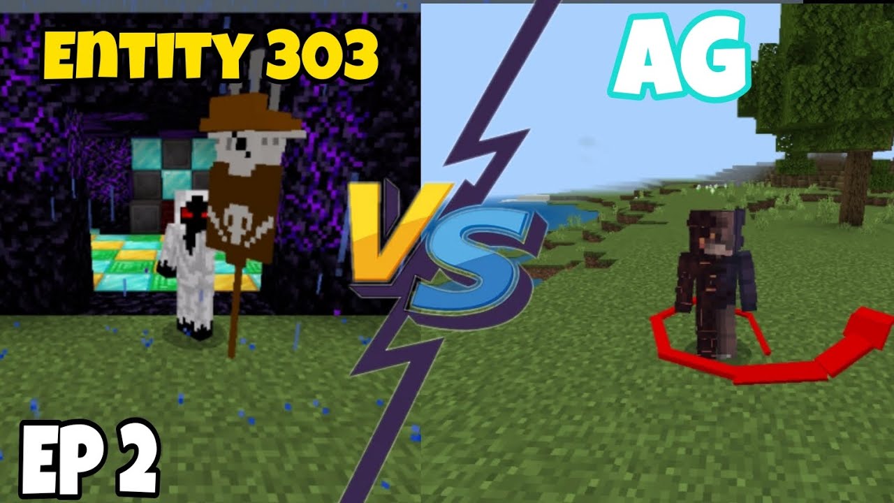 AG vs Entity 303 | Steve Fight | Minecraft Short Film #2 - YouTube