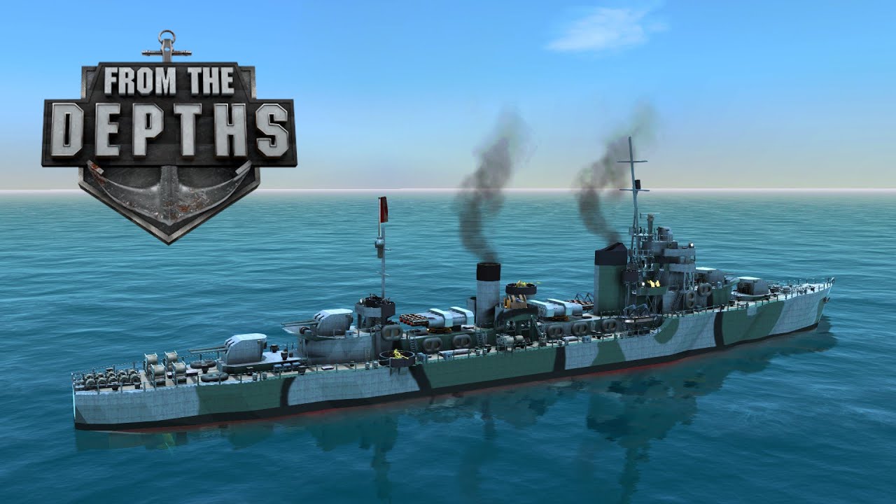 How to build a destroyer in From the Depths in one sitting - YouTube