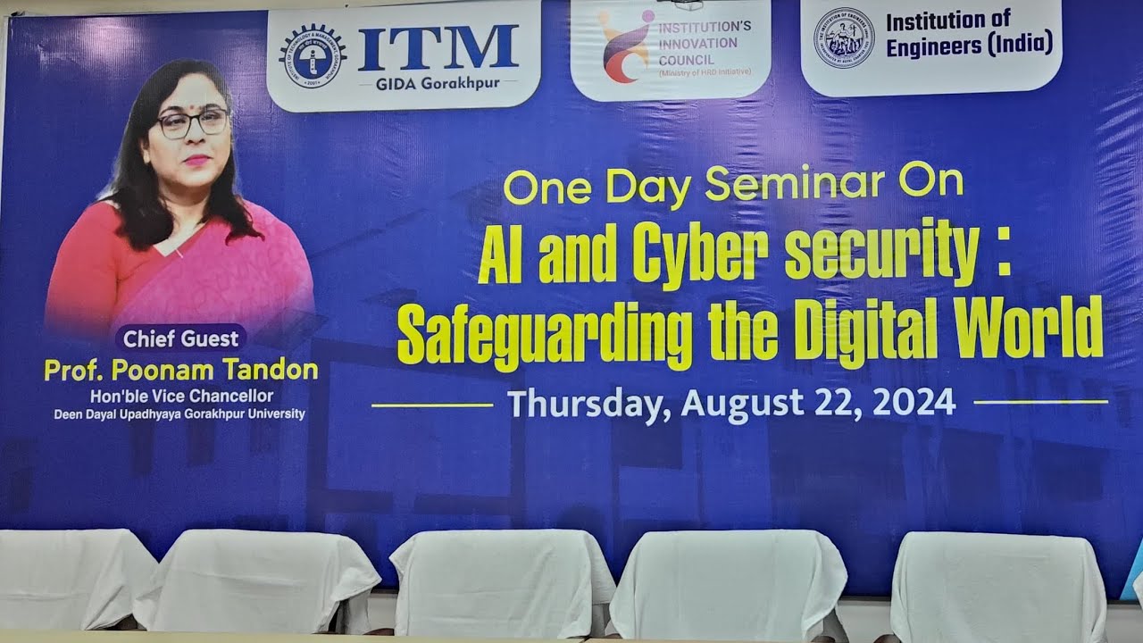 AI and Cyber Security | ITM Gida |One day Seminar - YouTube
