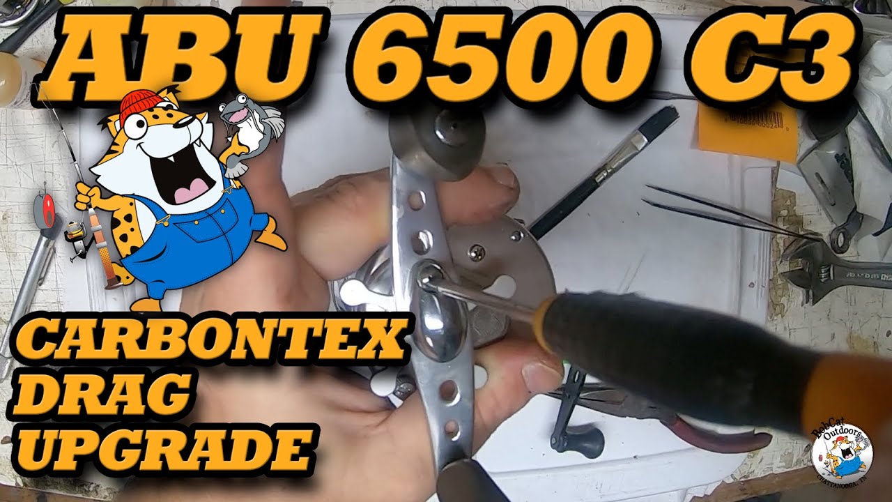 Abu 6500 C3 Reel drag washer replacement - YouTube