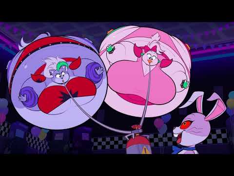 ROXANNE AND CHICA BALLOON ANIMATION (BY RIDICULOUSCAKE)