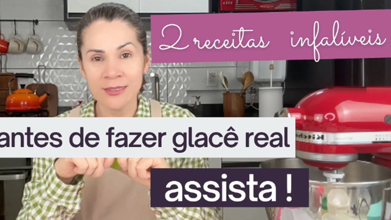 2 RECEITAS PERFEITAS DE GLACÊ REAL 🍪Ingredientes Essenciais e Cuidados ...