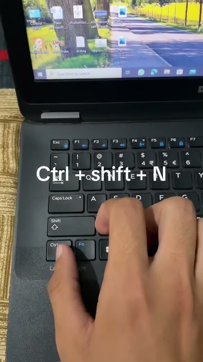 How to create new folder shortcut key #keyboard#shorts - YouTube