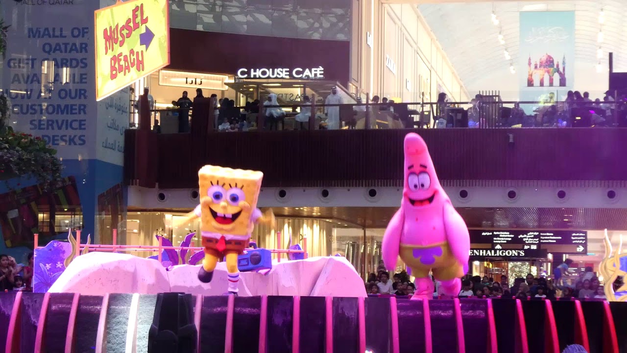 SpongeBob SquarePants at Mall of Qatar - YouTube