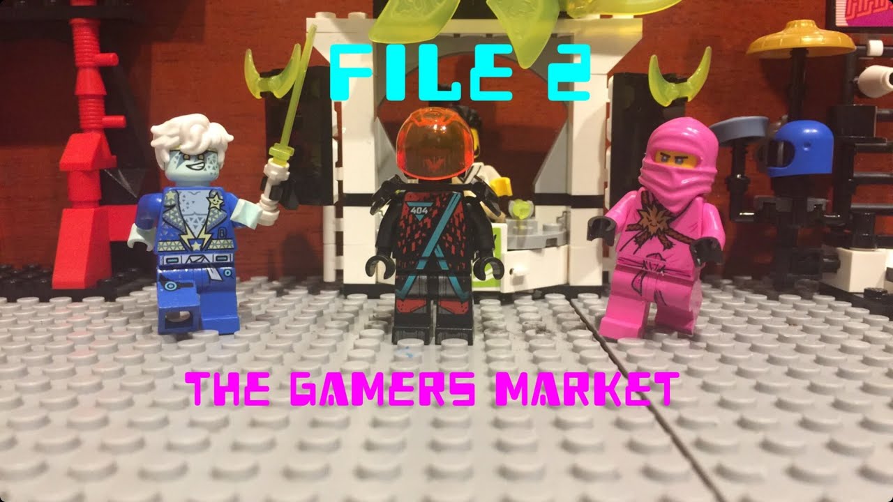 Ninjago Cyber Code File 2: The Gamers Market - YouTube