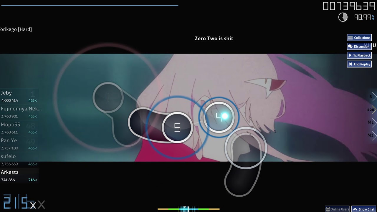 [osu!] XX:me(Torikago Hard) - YouTube