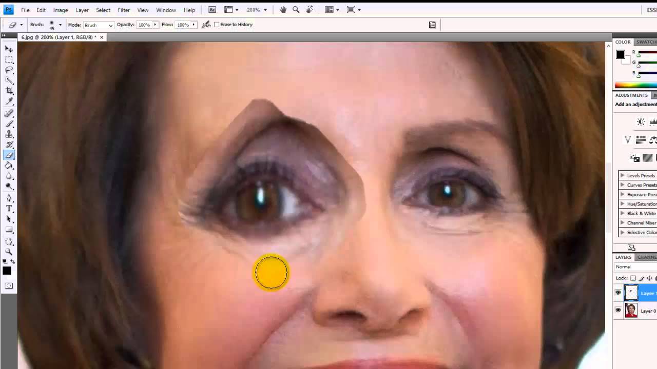Photoshop Tutorial: Making Warped Faces - YouTube