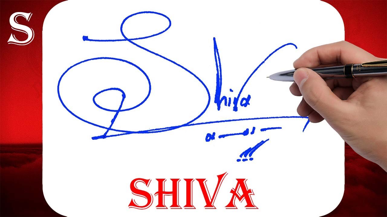 Shiva Name Signature Style | S Signature Style | Signature Style of My ...