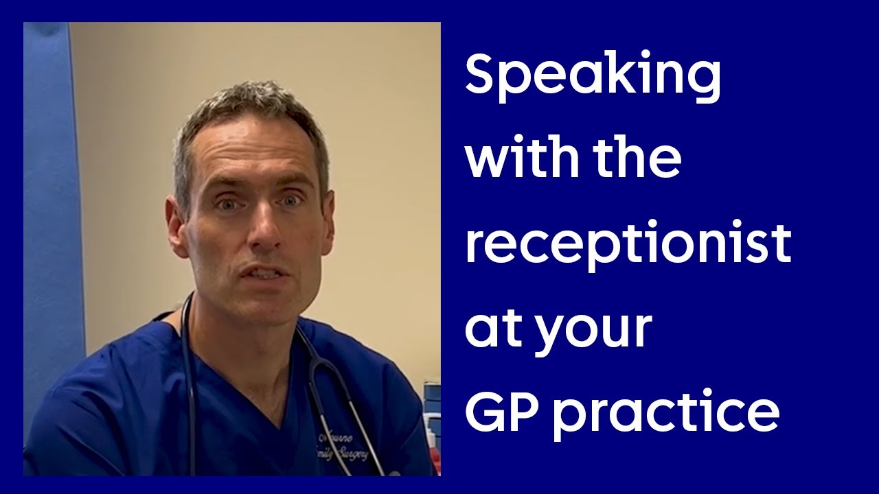 Talking to the receptionist at your GP practice | Cancer Research UK ...