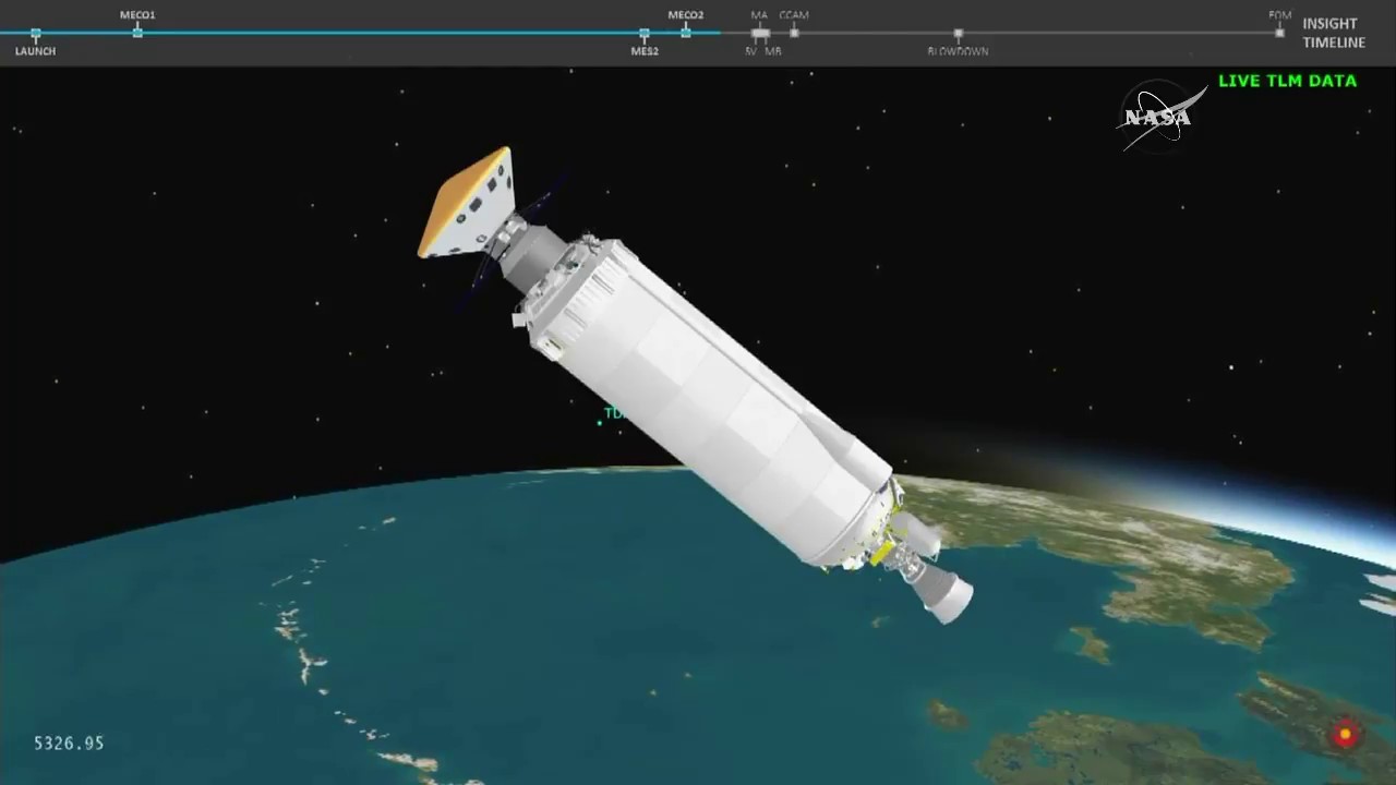 NASA Launches InSight to Mars (Part 2) - YouTube