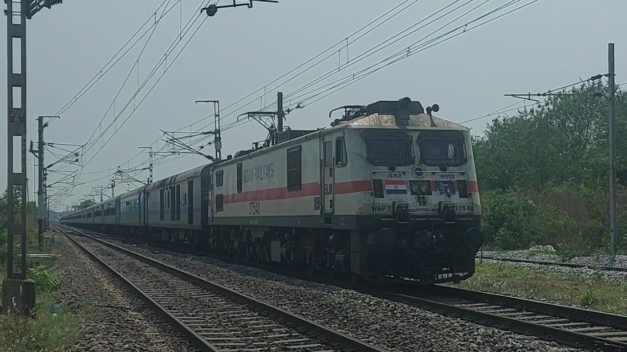 Sprinting Bhagyanagar Express -17234 (Balharshah to Secunderabad ...