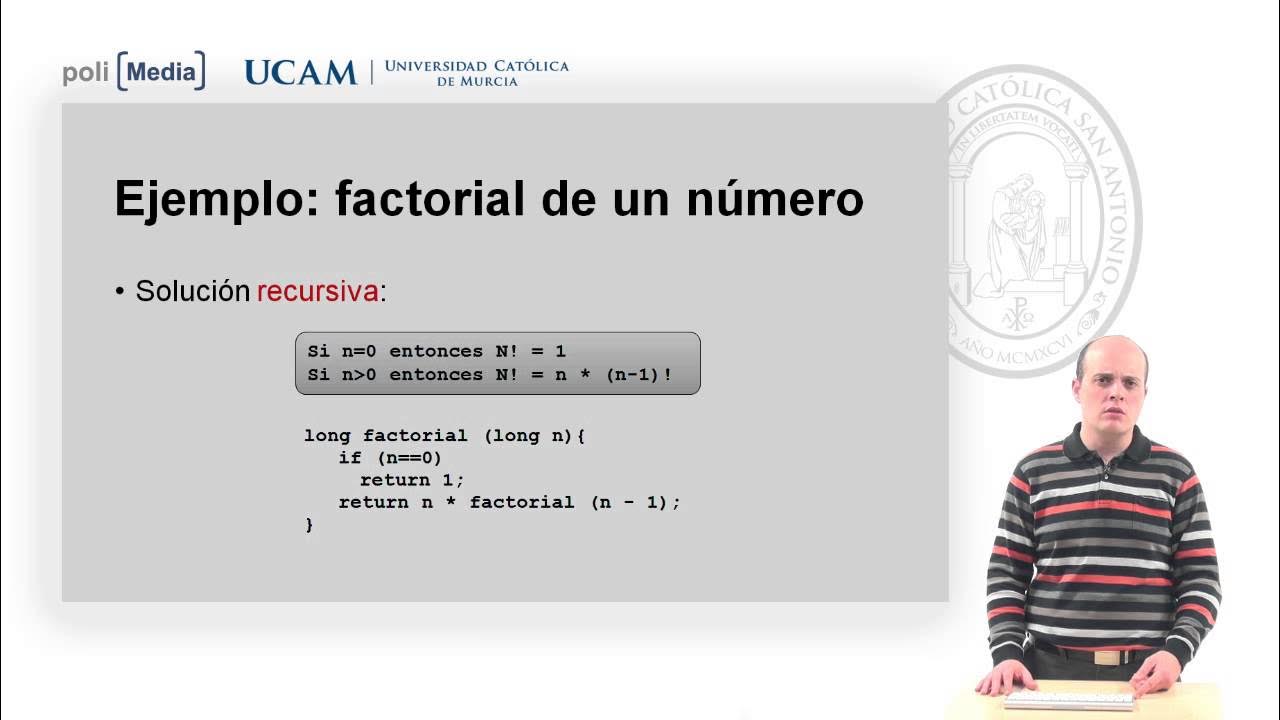 Fundamentos de Programación I - Recursividad - Fernando Pereñiguez - YouTube