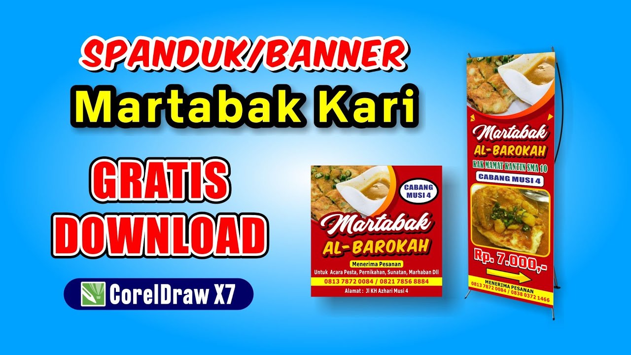 DESAIN SPANDUK/BANNER MARTABAK KARI | GRATIS DOWNLOAD | FREE DOWNLOAD ...