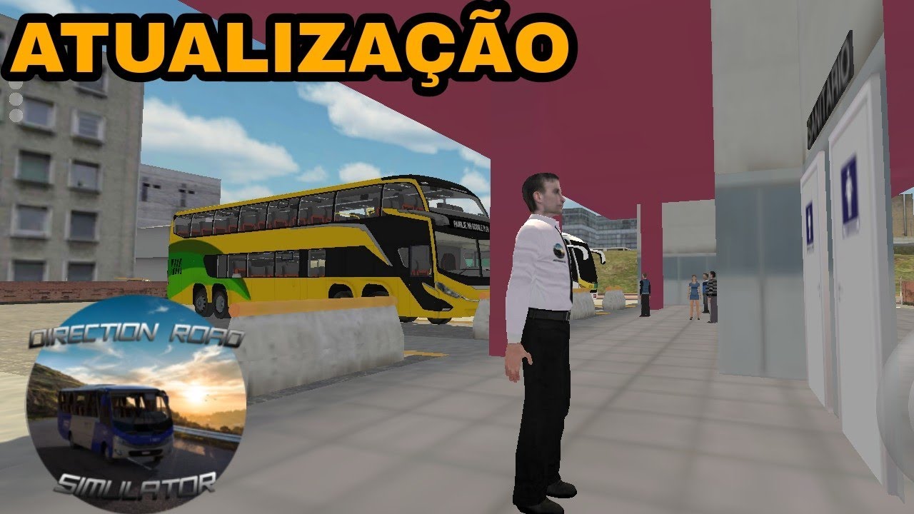 CONFERINDO NOVA ATUALIZAÇÃO DIRECTION ROAD SIMULATOR NOVO ÔNIBUS G8 ...