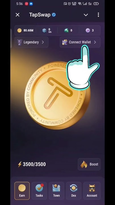 How to connect Tapswap Wallet - YouTube