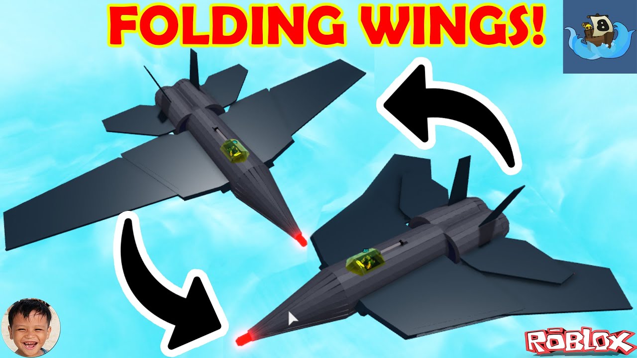 Roblox Build A Boat For Treasure! How to Build a Plane with Folding ...