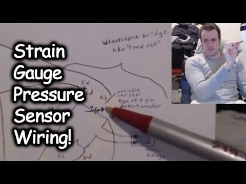 Strain Gauge Pressure Sensor Wiring w/ Arduino (Bf350) | Building ...