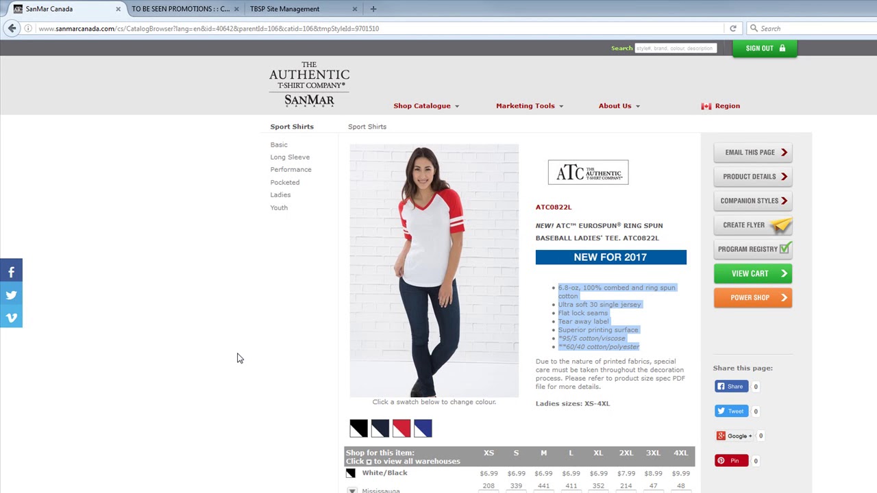 Uploading Sanmar Products to ToBeSeen Website - YouTube
