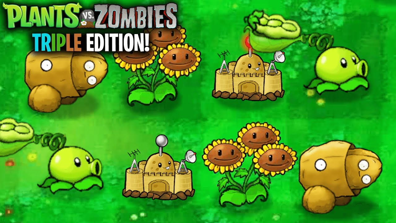 Plants vs Zombies Triple Edition BETA | Adventure Level 04 | Gameplay ...