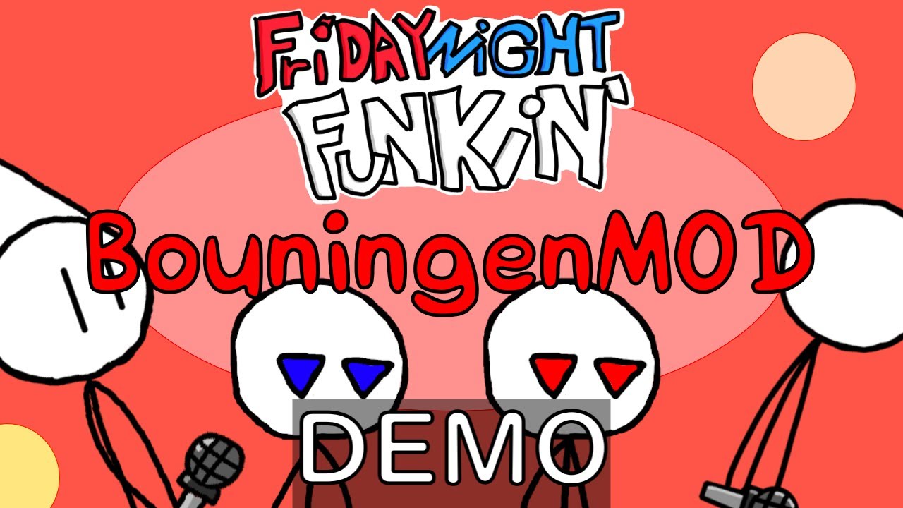 【FNF】Bouningen MOD DEMO版 リリース！【Friday Night Funkin'】 - YouTube