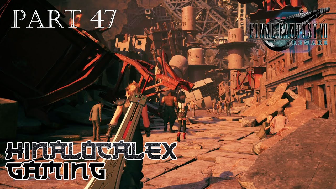 Final Fantasy 7 Remake Walkthrough Part 47 Collapsed Sector 7 Plate ...